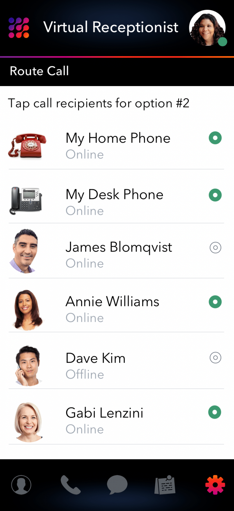 Call Routing — LinkedPhone