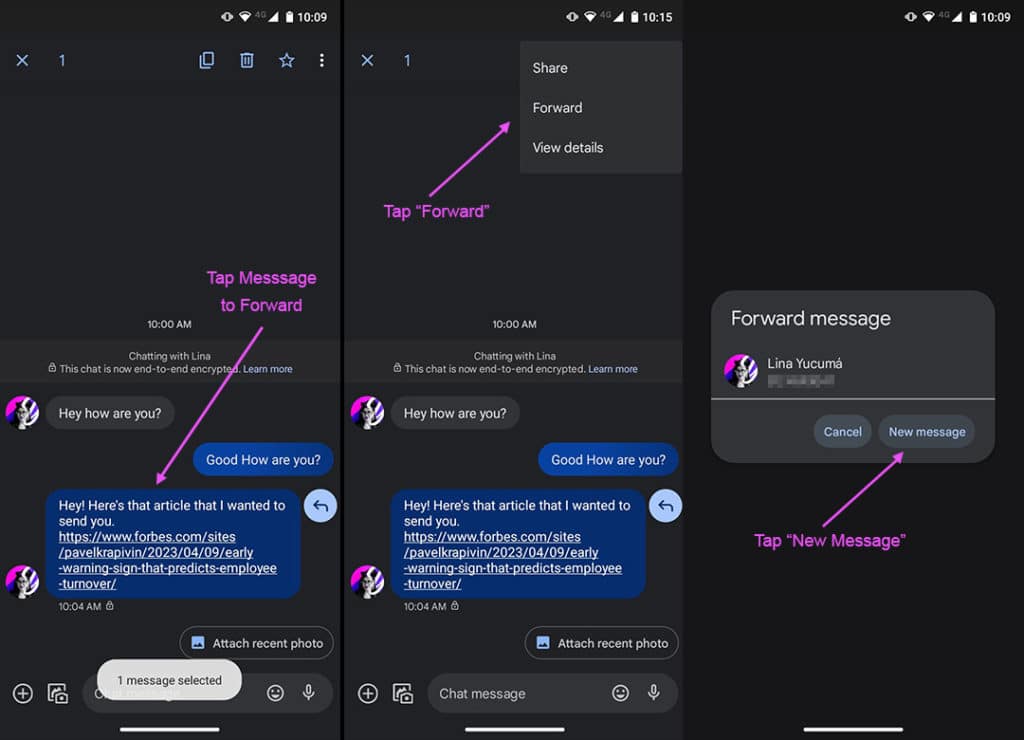 How to Forward a Text Message to Any Device — LinkedPhone