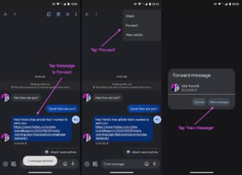 How to Forward a Text Message to Any Device — LinkedPhone