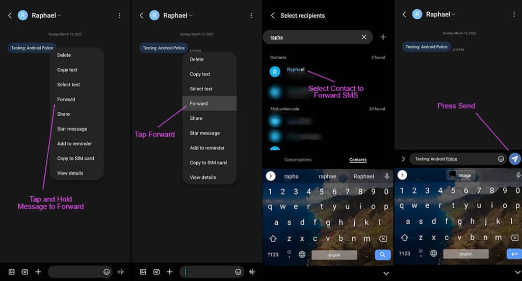 How to Forward a Text Message to Any Device — LinkedPhone